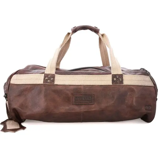 Bed Stu Ruslan Leather Duffle - Teak Rustic