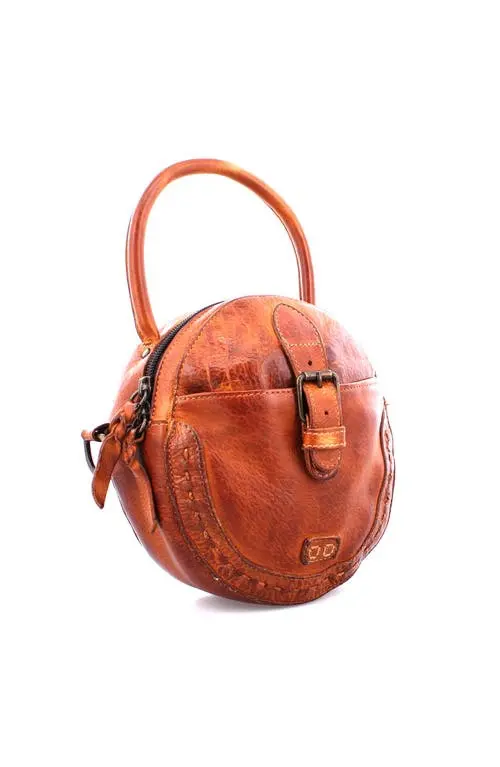 Bed Stu Arenfield Round Crossbody Bag - Pecan Dd Washed