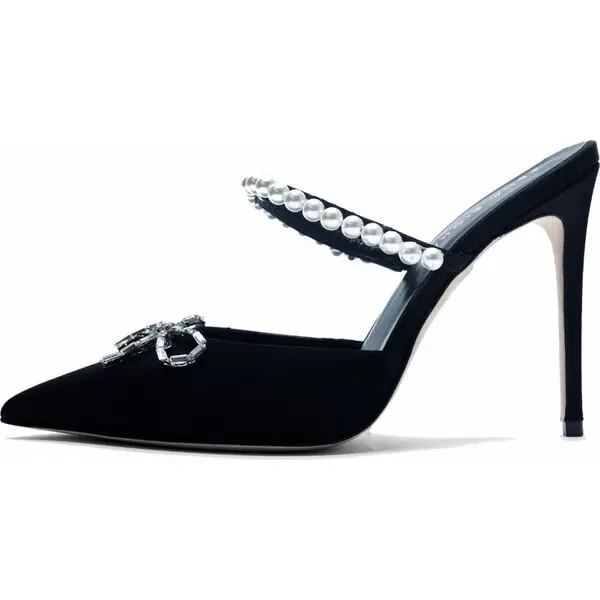 ZENA ZIORA Philippa 100 Pearl Stiletto Mule
