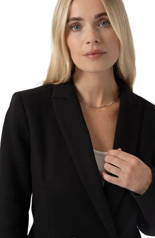 SAINT + SOFIA Cambridge Double-breasted Blazer - Black