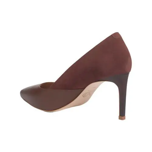 JOAN OLOFF SHOES Darcey Pump - Brown Suede