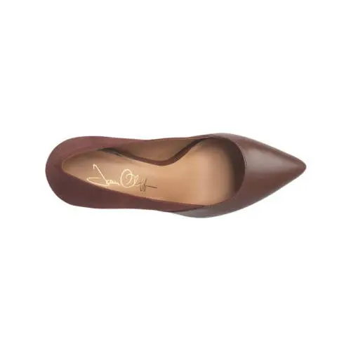 JOAN OLOFF SHOES Darcey Pump - Brown Suede