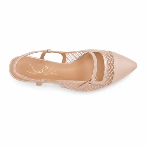 JOAN OLOFF SHOES Caroline Pump - Beige