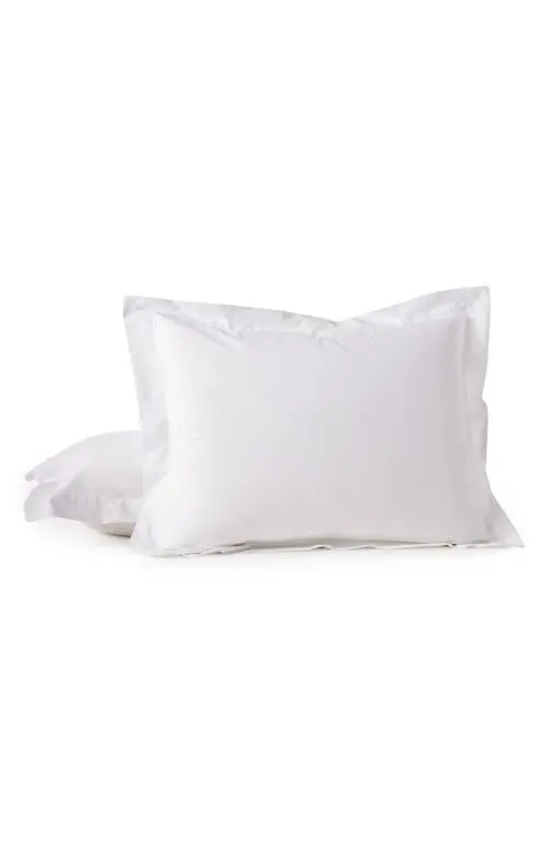 COYUCHI Organic Cotton Percale Pillow Sham - Alpine White