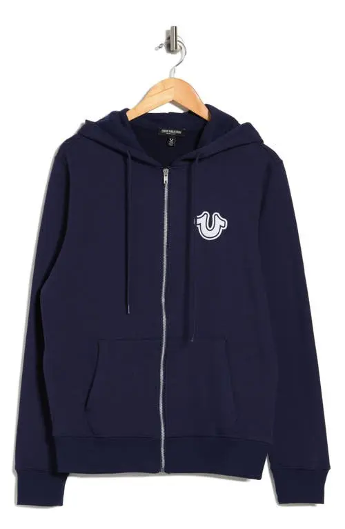 True Religion Core Zip-up Hoodie - Ace Blue