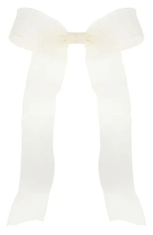 L. Erickson Hayden Bow Barrette - Cream