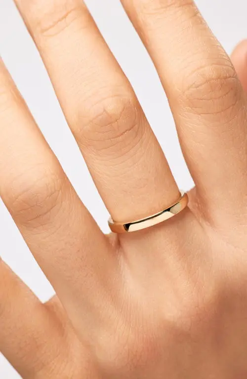 ANA LUISA Solid Yellow Slim Eclipse Ring - Gold