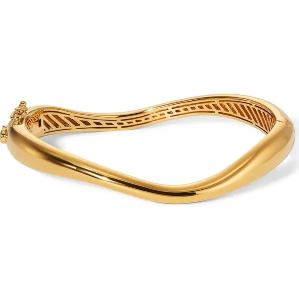 Nadri Alma Organic Hinge Bracelet - Gold