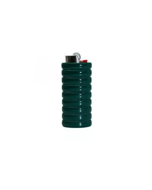 Fry Powers Gio Resin Lighter Holder - Zucchini Green