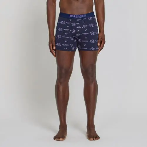 True Religion Boxer Briefs Cotton Stretch Underwear For Pack Of 4 - Purple