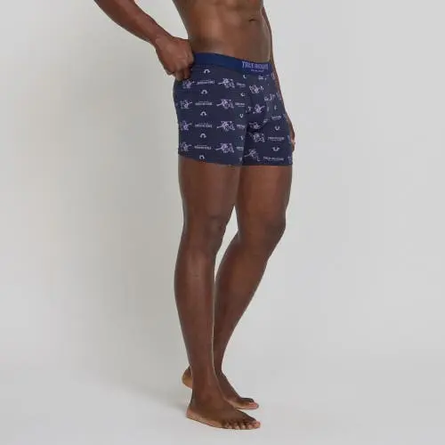 True Religion Boxer Briefs Cotton Stretch Underwear For Pack Of 4 - Purple