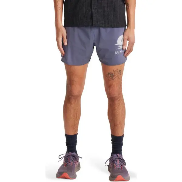 ROARK Alta 5 Printed Drawstring Shorts - Slt