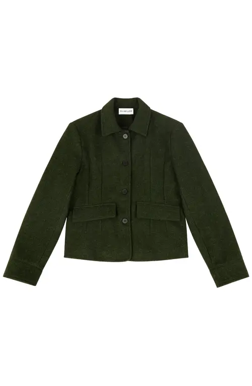 ALL MY LOVE Daisy Fitted Jacket - Pine