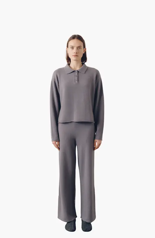ALL MY LOVE Katie Cashmere Sweater - Cloud