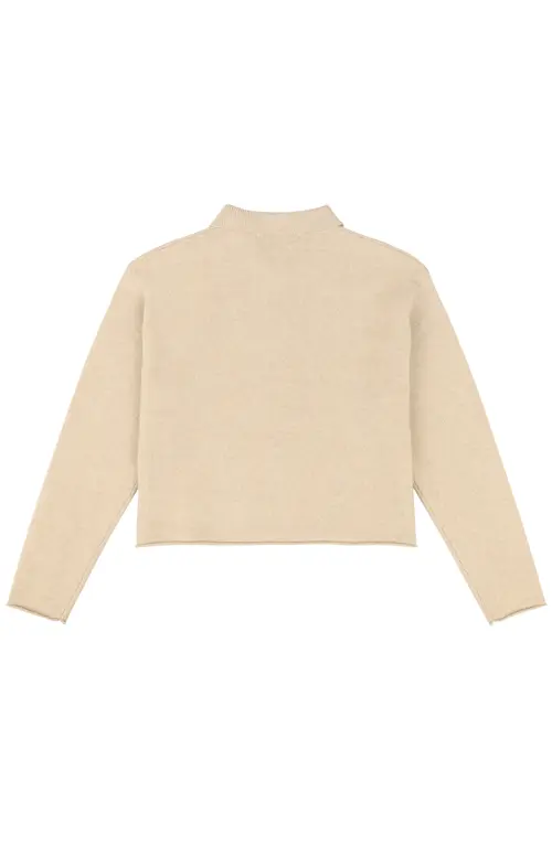 ALL MY LOVE Katie Cashmere Sweater - Oat