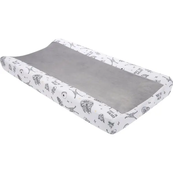 LAMBS & IVY Star Wars Millennium Falcon Changing Pad Cover