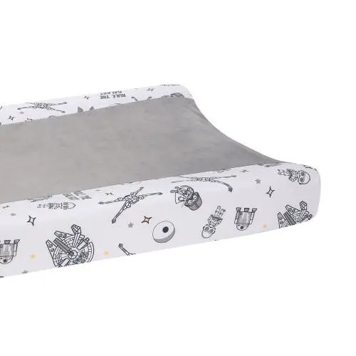 LAMBS & IVY Star Wars Millennium Falcon Changing Pad Cover