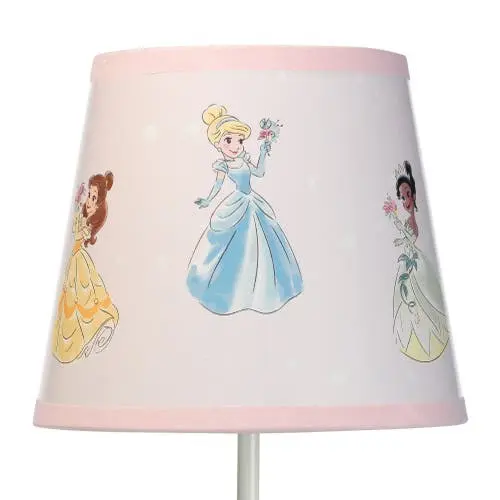 LAMBS & IVY Disney Princesses Crown Nursery Lamp With Shade & Bulb