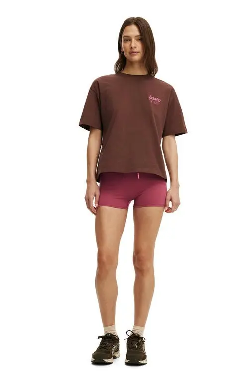 Cotton:on Active Graphic Tee - Chesnut Cuteility