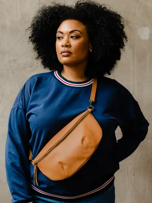 ABLE Berkeley Belt Bag - Cognac