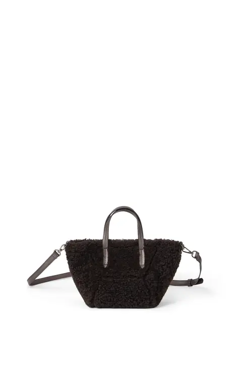Brunello Cucinelli Shearling Mini Bag
