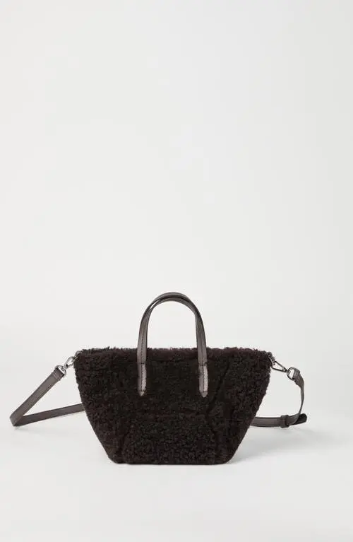 Brunello Cucinelli Shearling Mini Bag