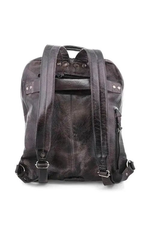 Bed Stu Leather Backpack - Black Dd