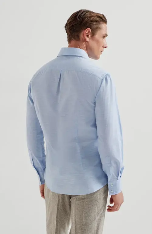 Brunello Cucinelli Oxford Shirt - Azure