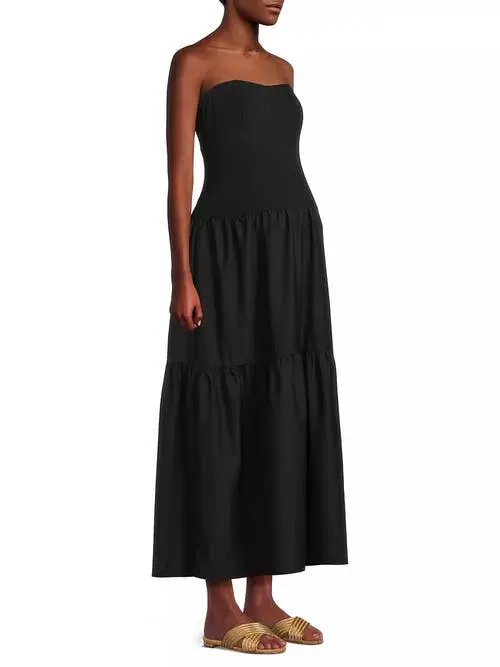 EMILIA GEORGE Evelyn Full Length Strapless Dress