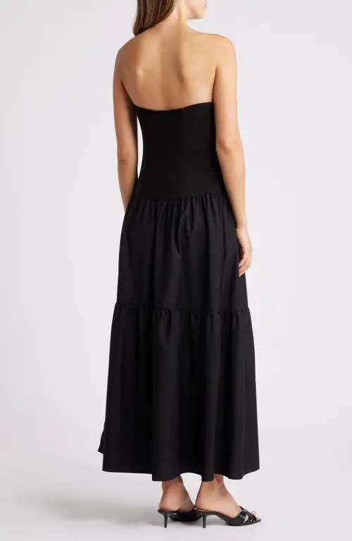 EMILIA GEORGE Evelyn Full Length Strapless Dress