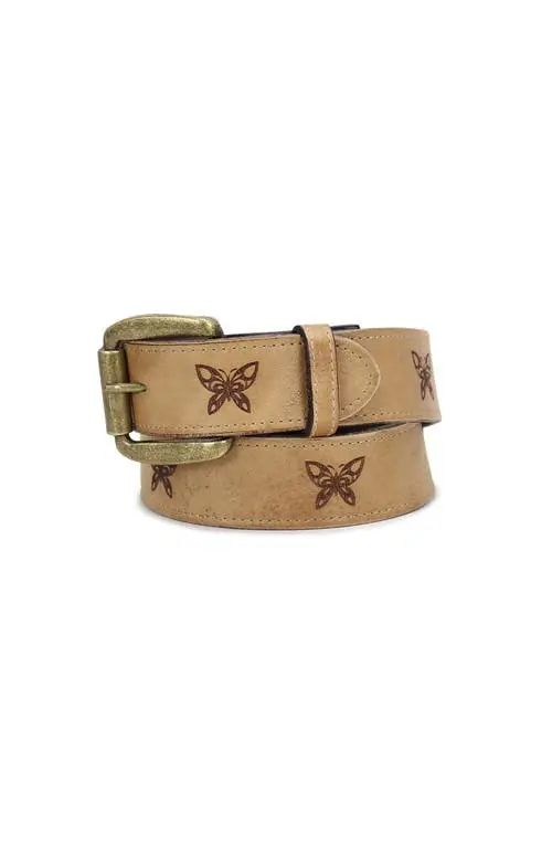 Bed Stu Wander Leather Belt - Tan Rustic