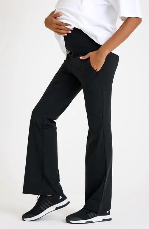 ACCOUCHEE Flare Maternity Trousers - Black