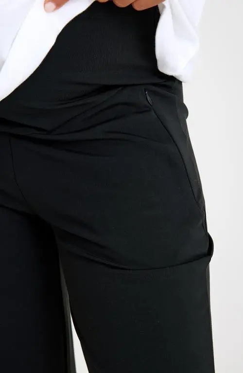 ACCOUCHEE Flare Maternity Trousers - Black