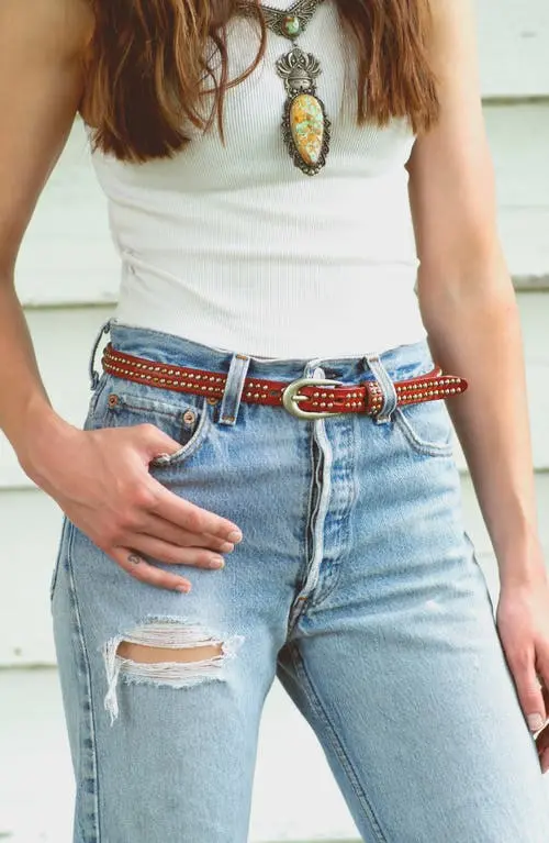 Bed Stu Rico Studded Belt