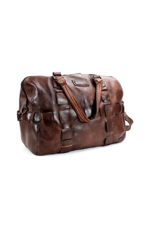 Bed Stu Leather Duffle Bag