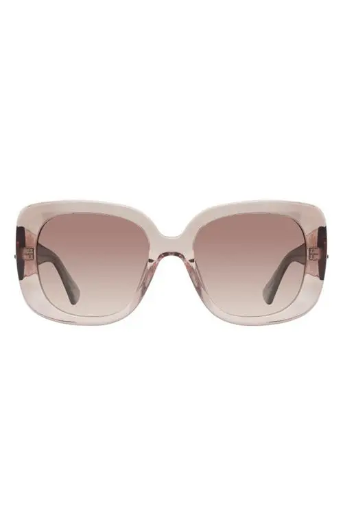 Kurt Geiger 53mm Butterfly Sunglasses - Beige