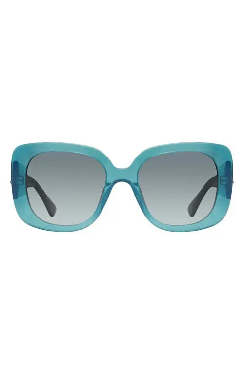 Kurt Geiger 53mm Butterfly Sunglasses - Emerald/smoke Green