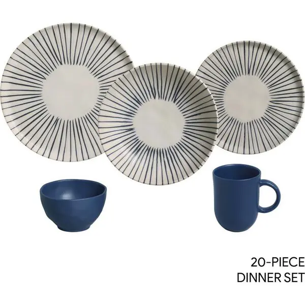 PORTO BRASIL 20 Pc. Dinnerware Set - Elemento