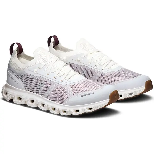 On Cloud Versa Sneaker - Ice/maroon