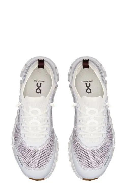 On Cloud Versa Sneaker - Ice/maroon