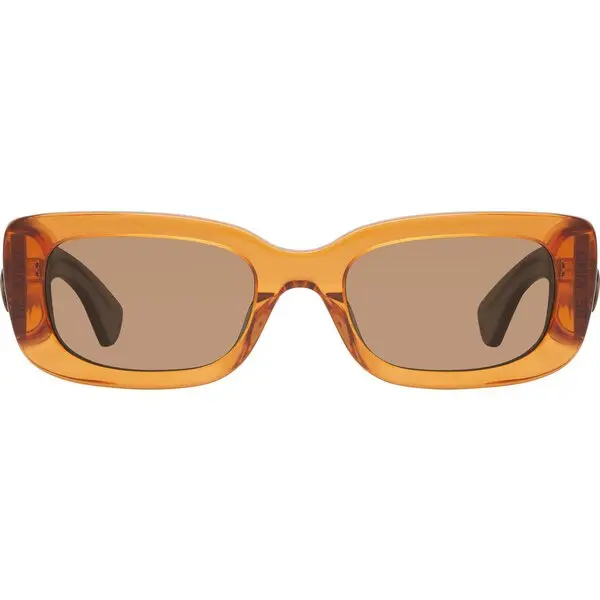 Kurt Geiger 52mm Rectangular Sunglasses - Yellow