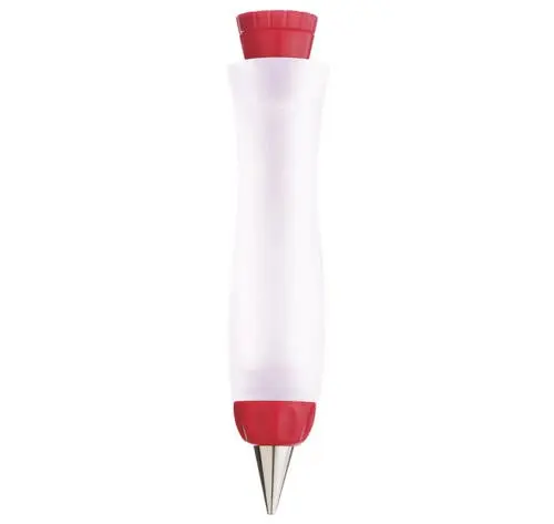 CUISIPRO Deluxe Decorating Pen Cookie And Cupcake Baking Food Frosting Pen - Red