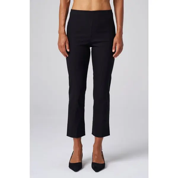 FRANNE GOLDE Cropped Stretch Magic Pant - Black