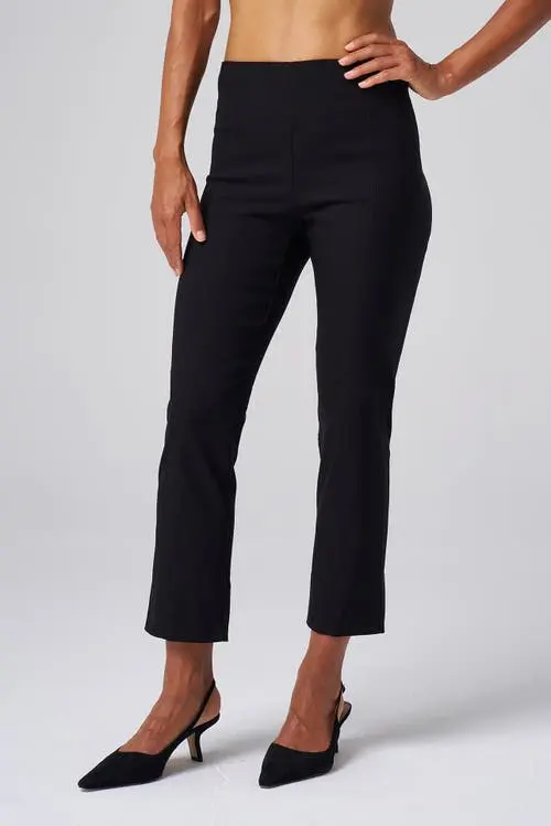 FRANNE GOLDE Cropped Stretch Magic Pant - Black
