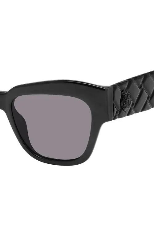 Kurt Geiger 53mm Cat Eye Sunglasses - Black/smoke
