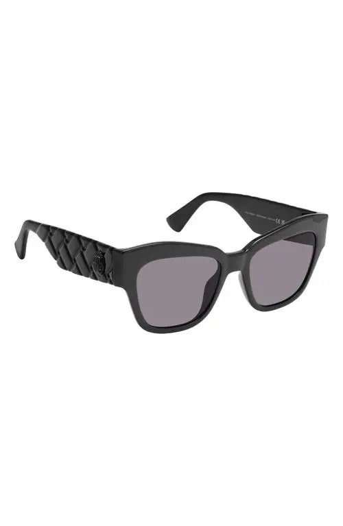 Kurt Geiger 53mm Cat Eye Sunglasses - Black/smoke