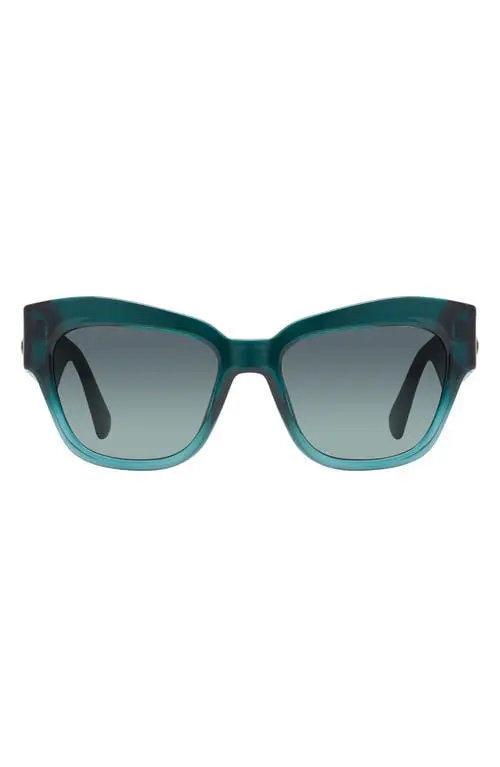 Kurt Geiger 53mm Cat Eye Sunglasses - Green/green Gradient