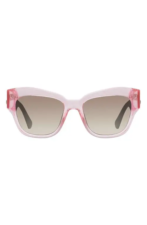 Kurt Geiger 53mm Cat Eye Sunglasses - Light Pink Pastel/rose