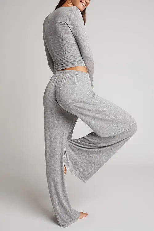 NEGATIVE UNDERWEAR Whipped Track Pant - Heather Grey