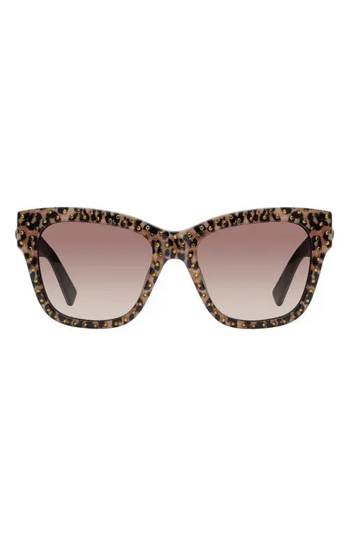 Kurt Geiger 52mm Cat Eye Sunglasses - Brown Gradient